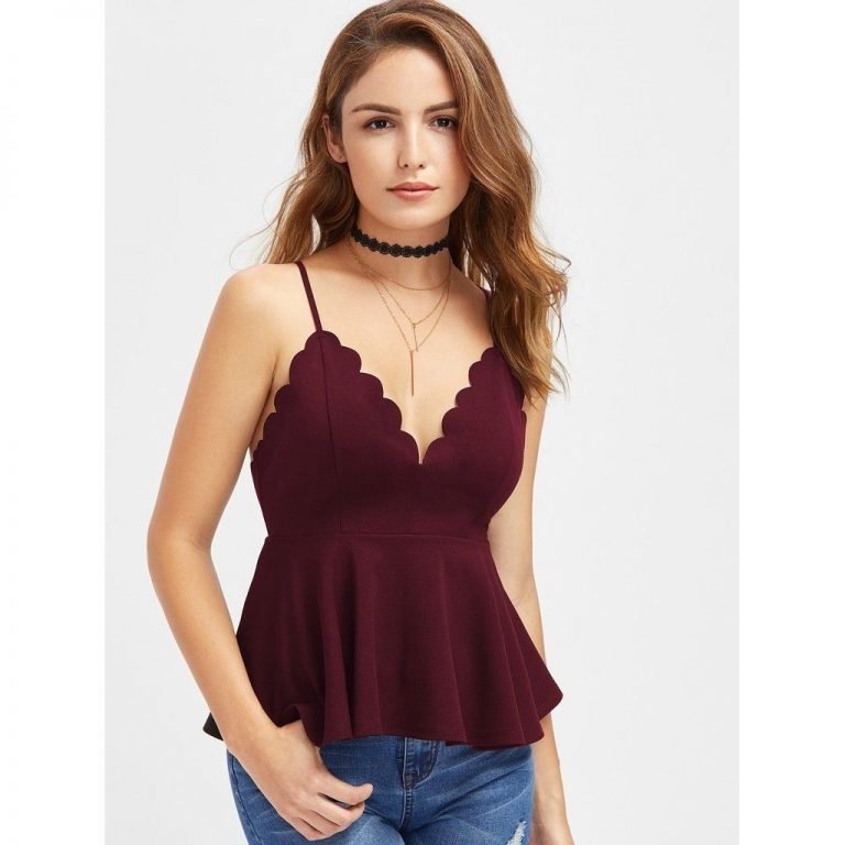 50 Fascinating Scalloped Clothing Ideas For Summer Outfits – ADDICFASHION