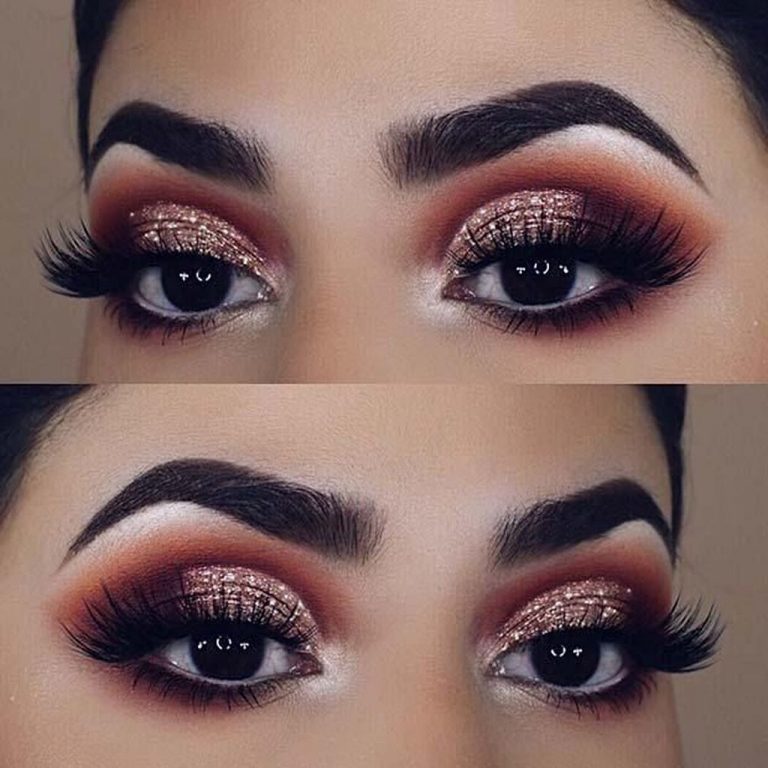 46 Stunning Shimmer Eye Makeup Ideas 2018