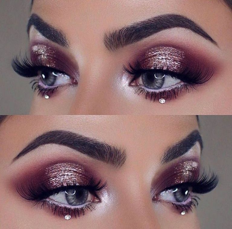 46 Stunning Shimmer Eye Makeup Ideas 2018