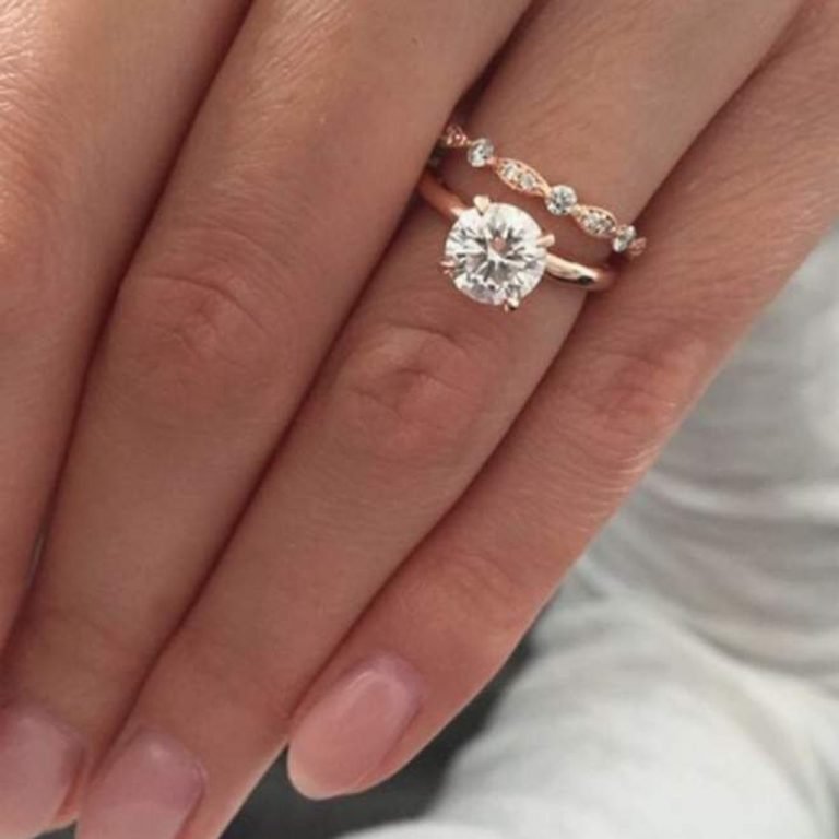 38 Brilliant Rose Gold Wedding Rings Ideas