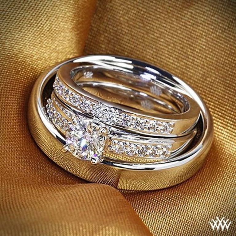 46 Creative Wedding Ring Sets Ideas For Bride And Groom