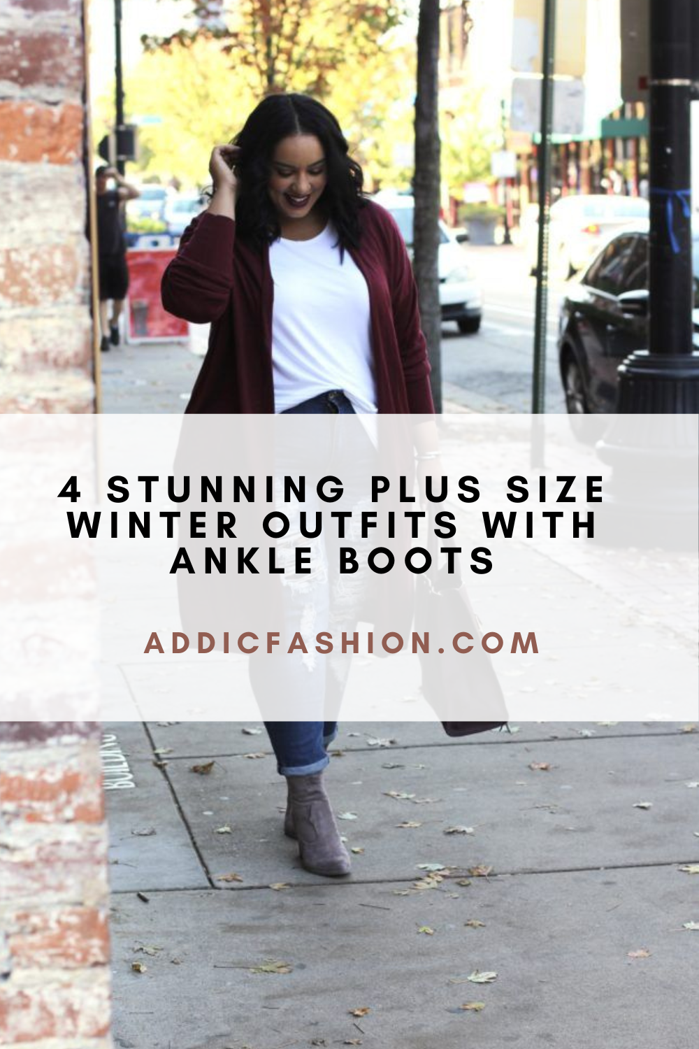 4 Stunning Plus Size Winter Outfits With Ankle Boots